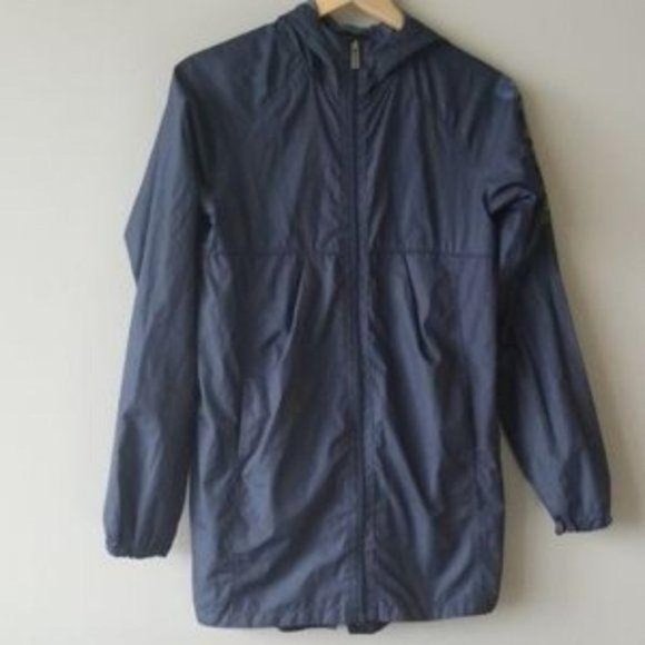 Bench | Jackets & Coats | Bench Rain Jacket In Dark Blue With Hood ...